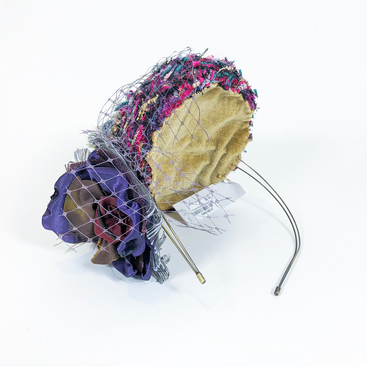 Purple Round Fascenator – bluestemcrafts